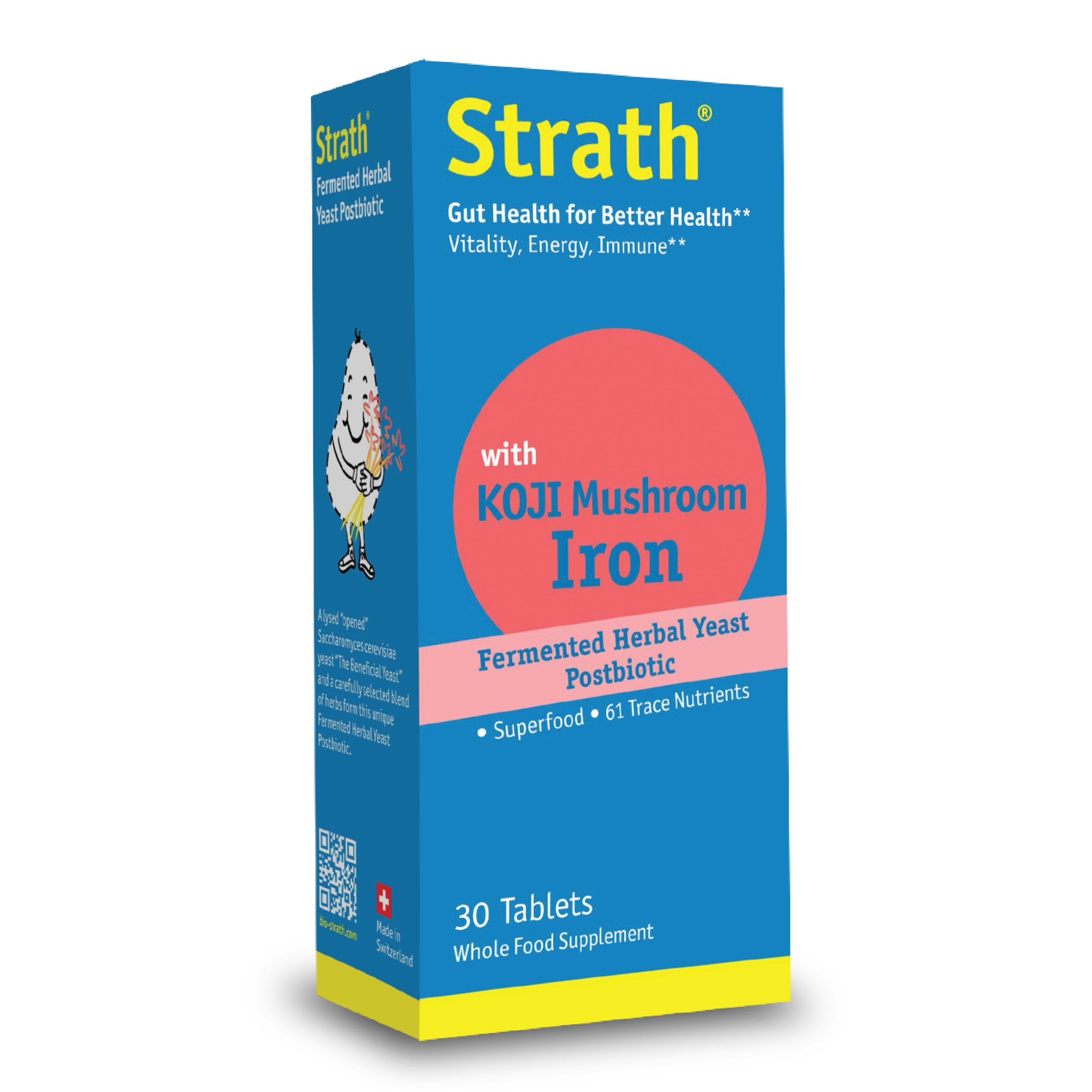 Strath Tablets with KOJI Mushroom Iron 100 Tabs | Shop Strath Tablets ...