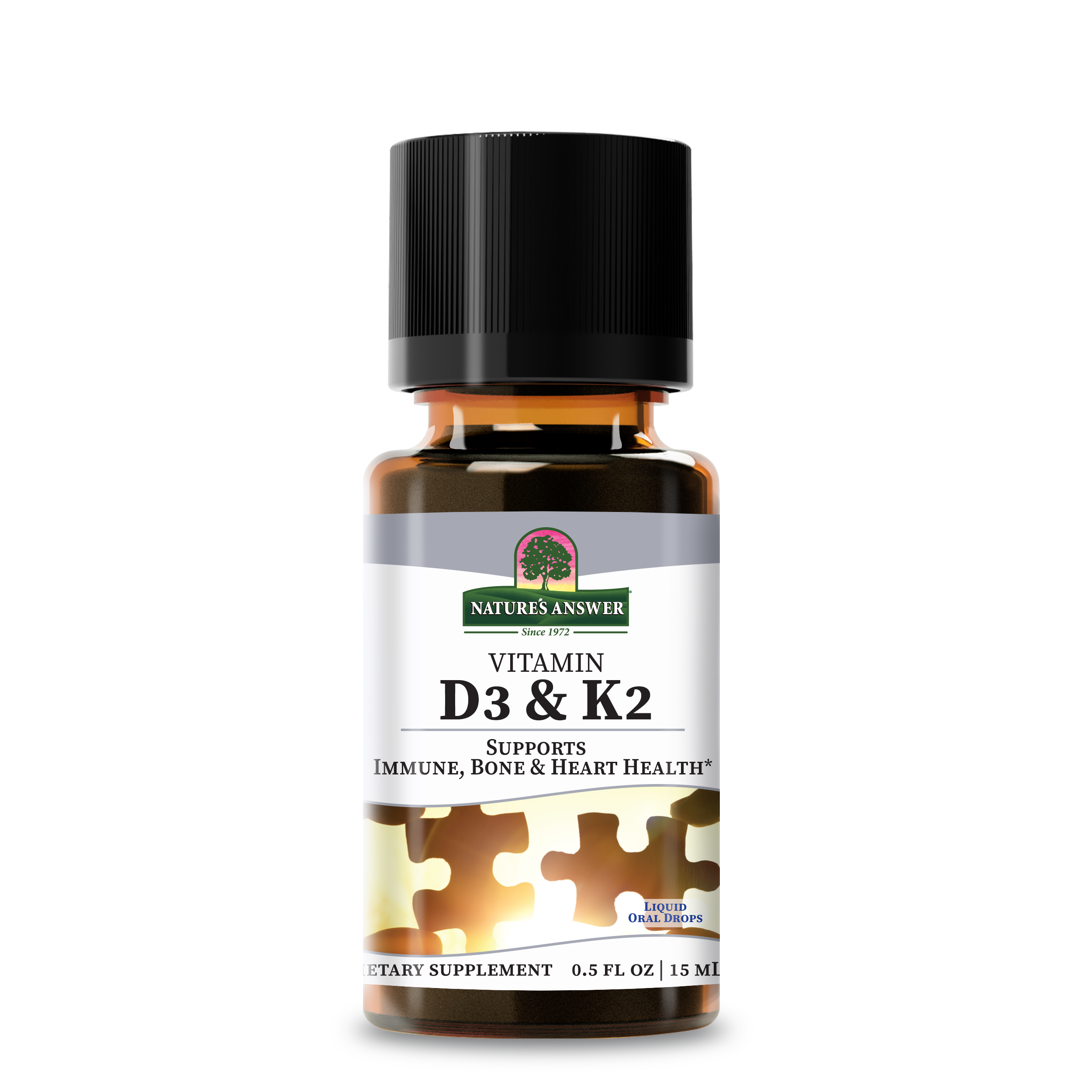 Liquid D3 & K2 | Buy Liquid Vitamin D3 & K2 Drops Online - Nature's Answer
